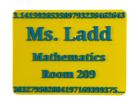 Printed Sign Customized by 3D Printing – The3DPrintingMan