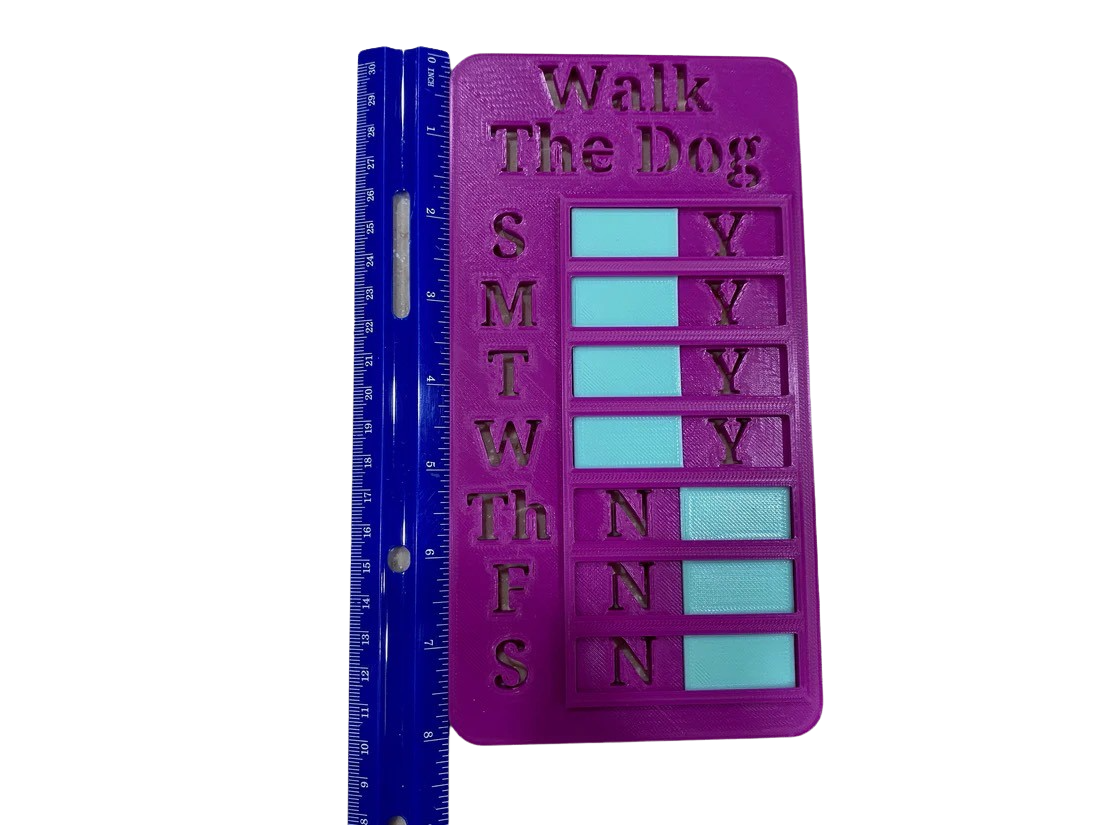 Magnetic Daily Task Board/Chore Board – The3DPrintingMan